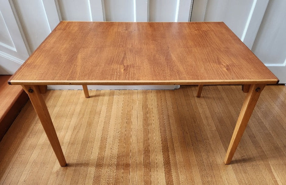 Rustic MCM Teak Dining Table – Cook Street Vintage