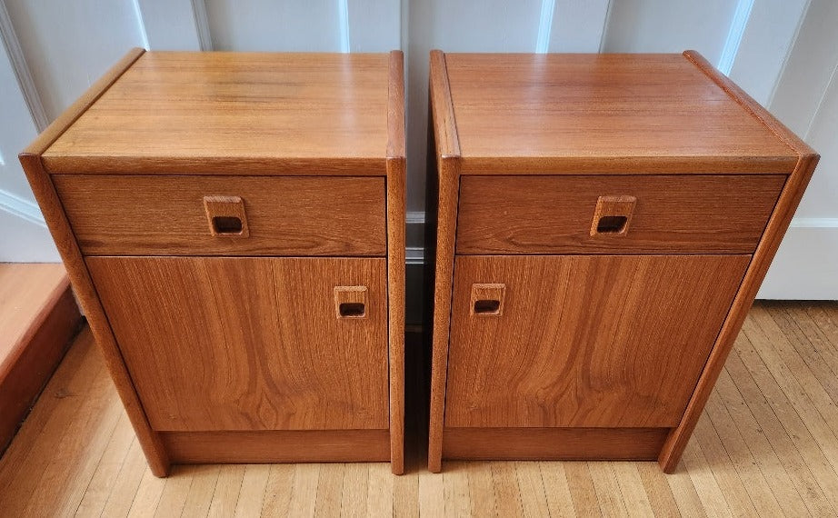 Teak MCM Bedside Tables – Cook Street Vintage