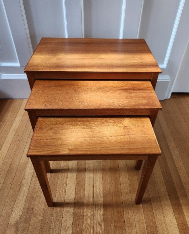Danish MCM Teak Nesting Tables – Cook Street Vintage