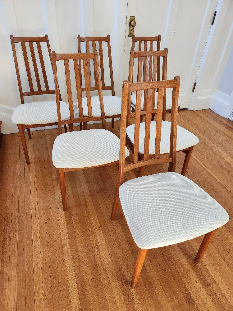 Set of 6 Teak MCM Dining Chairs – Cook Street Vintage