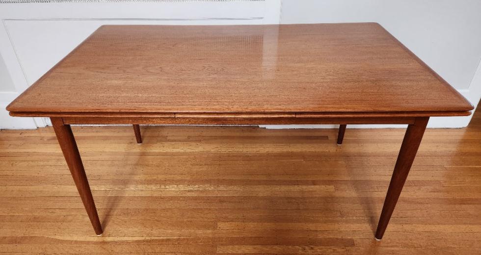 Large MCM Teak Dining Table – Cook Street Vintage