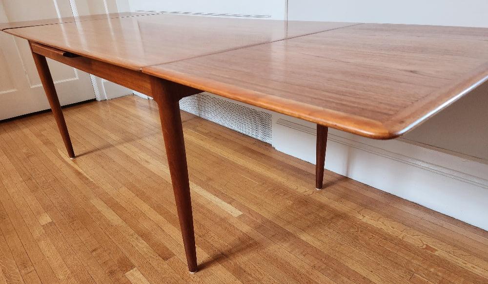Large MCM Teak Dining Table – Cook Street Vintage