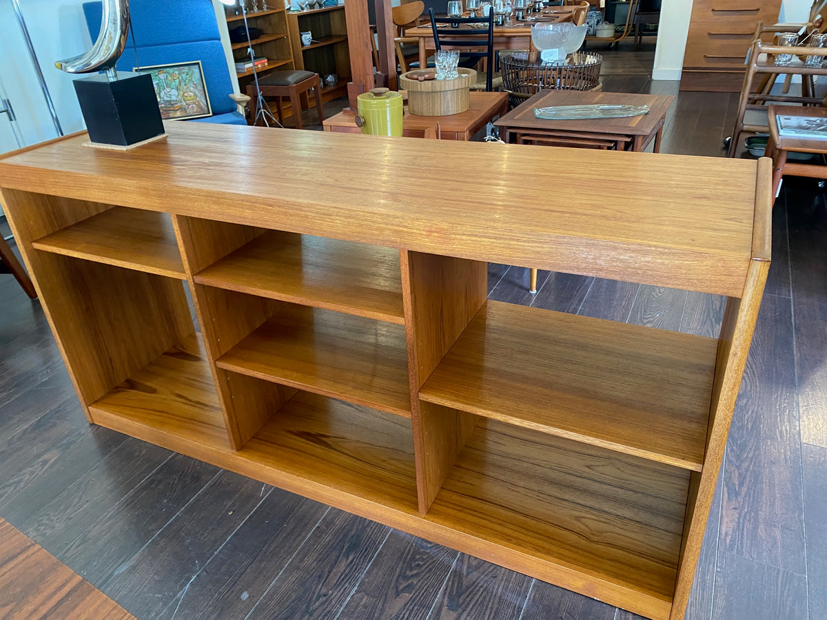 Long MCM Teak Shelves/ Room Divider – Cook Street Vintage