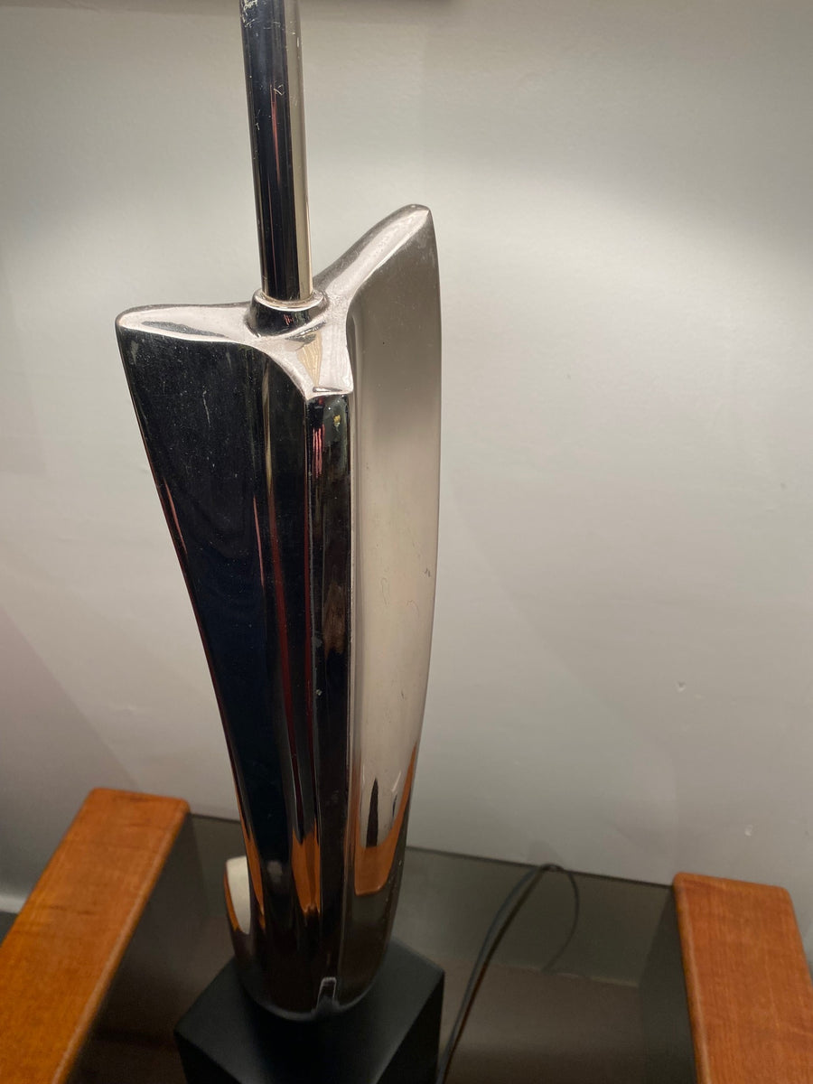 Harold Weiss and Richard Barr for Laurel Chrome Sculptural Table Lamp ...