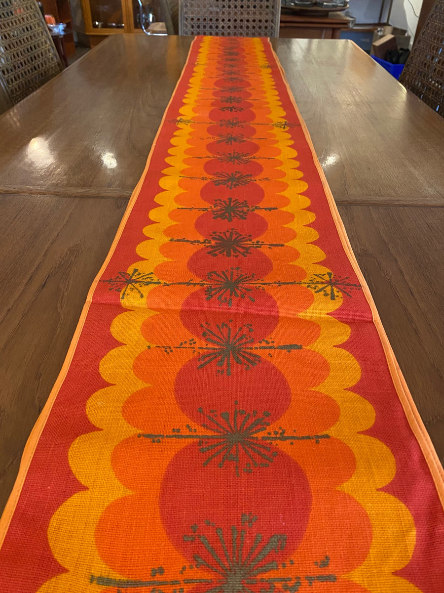 Vintage Colourful Table Runner 78"L – Cook Street Vintage