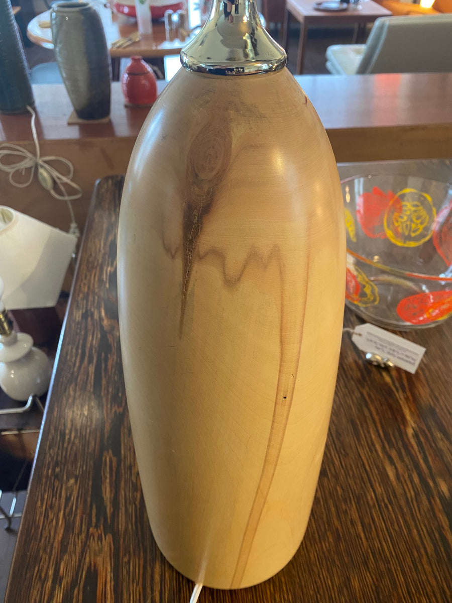 Beautiful Turned Wood Lamp – Cook Street Vintage