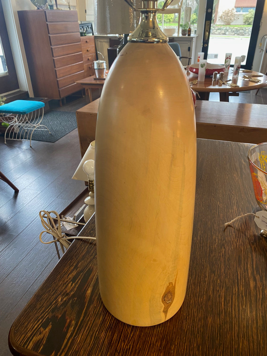 Beautiful Turned Wood Lamp – Cook Street Vintage