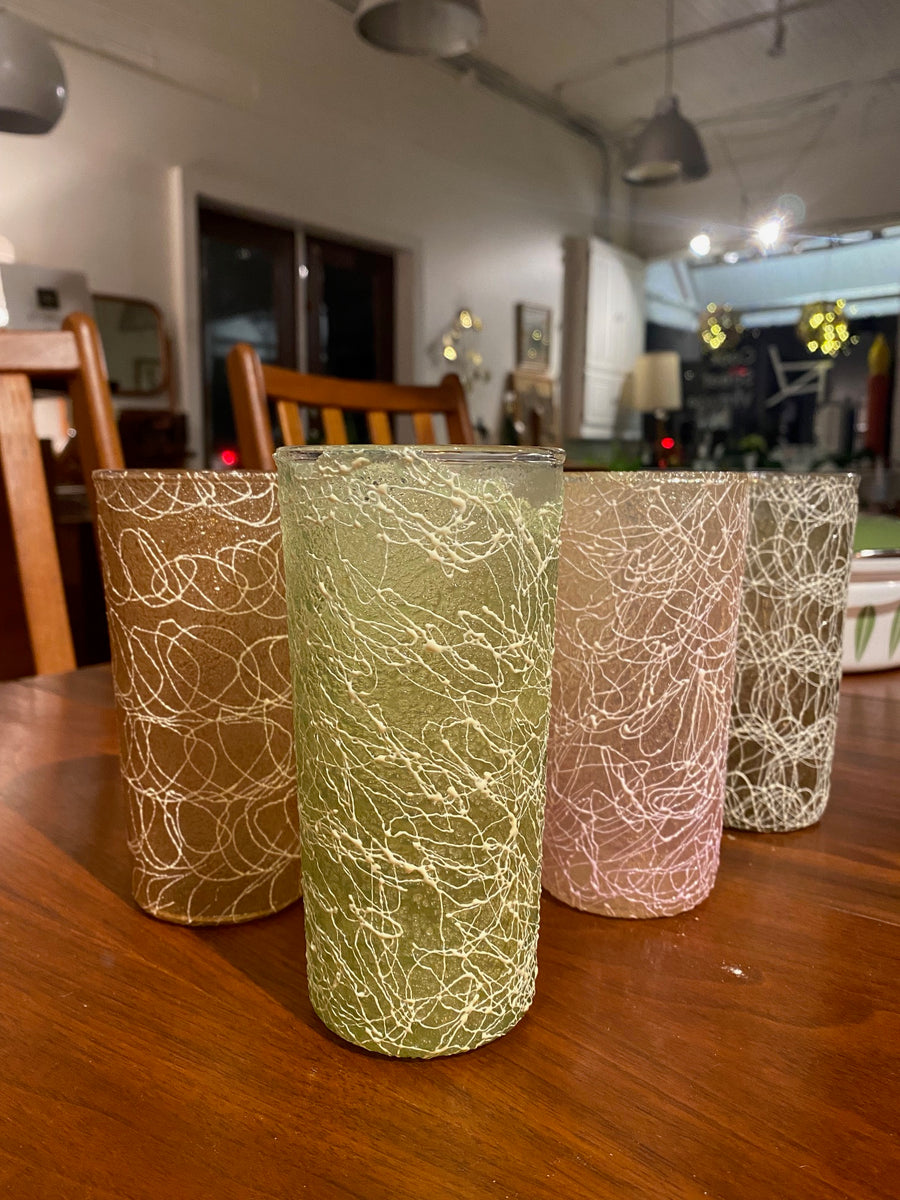 Set of 6 Spaghetti Glasses – Cook Street Vintage