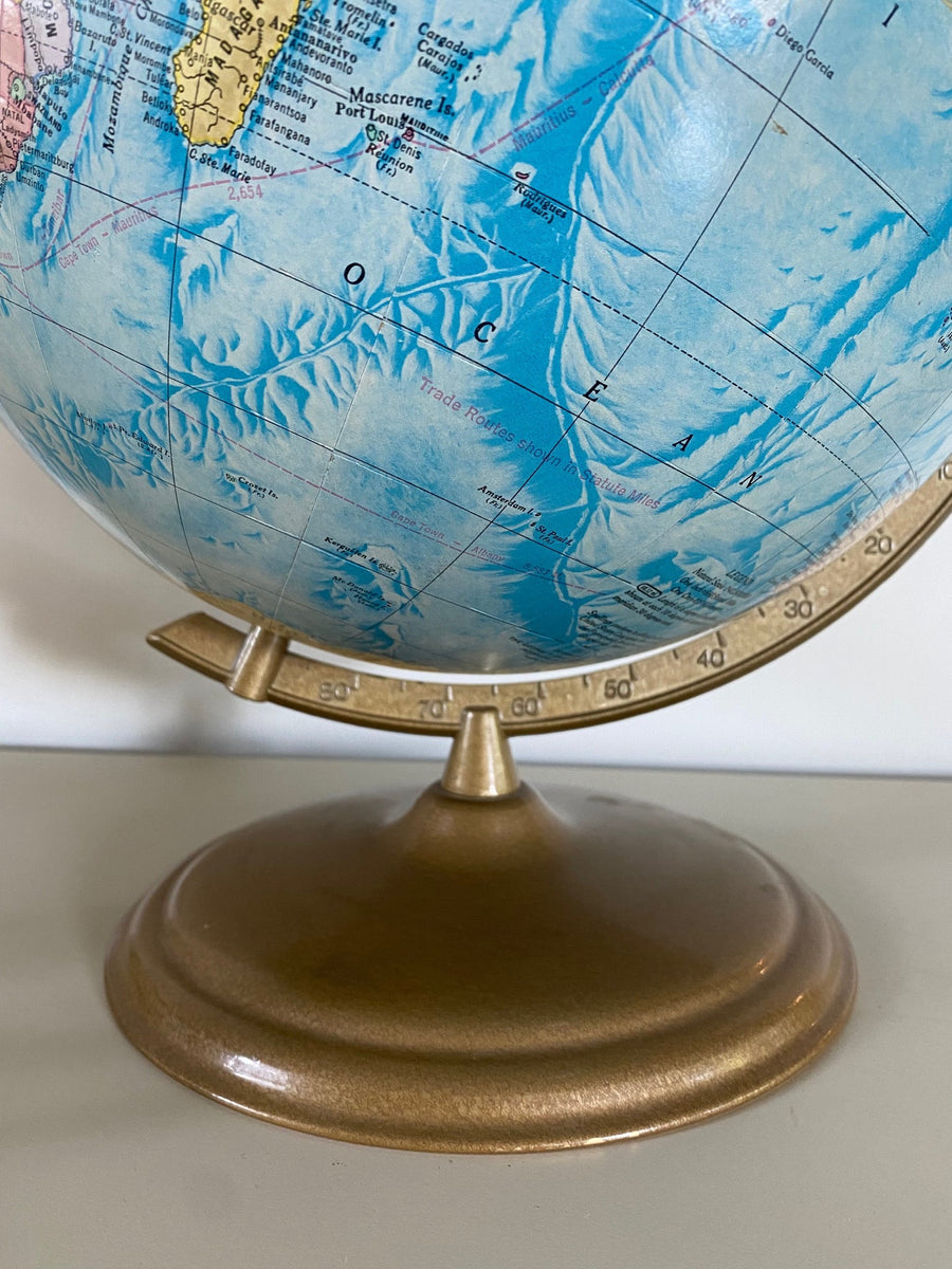 Cram's Earth Profile 12" World Globe – Cook Street Vintage