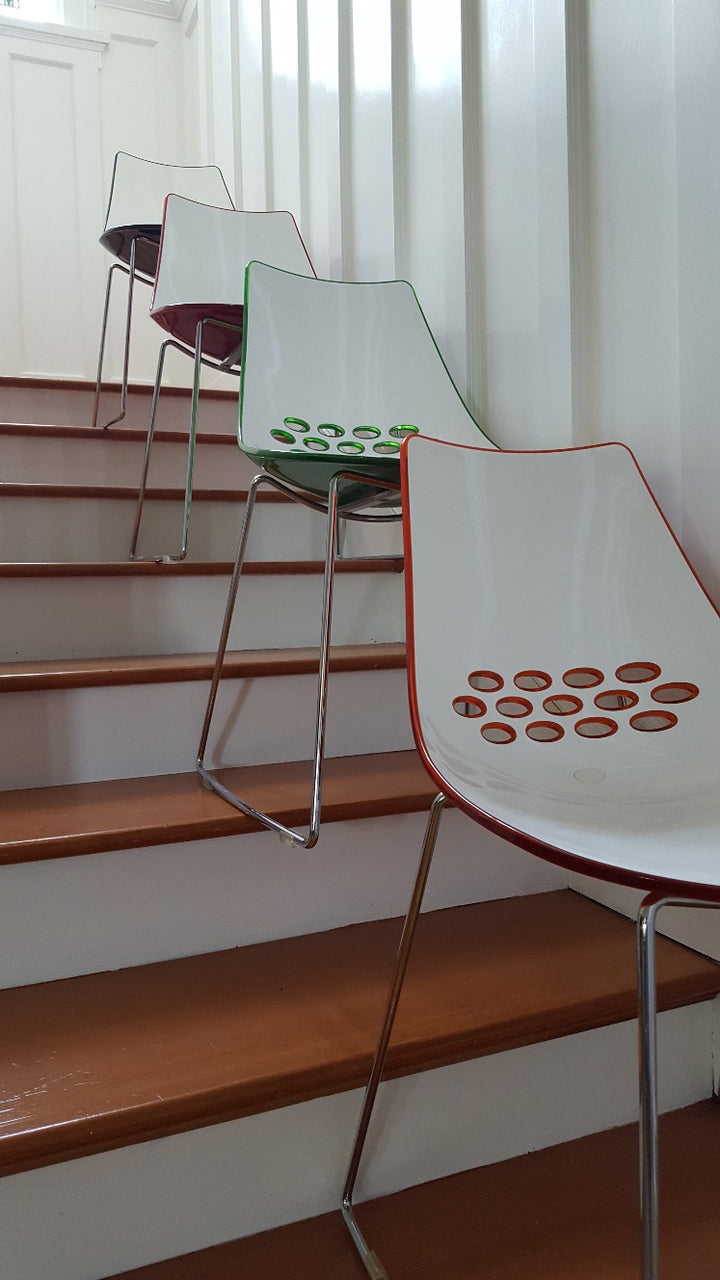 Set of 4 Calligaris Jam Chairs – Cook Street Vintage