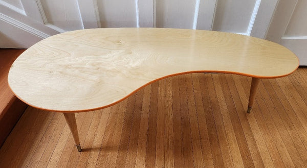 kidney bean shaped table