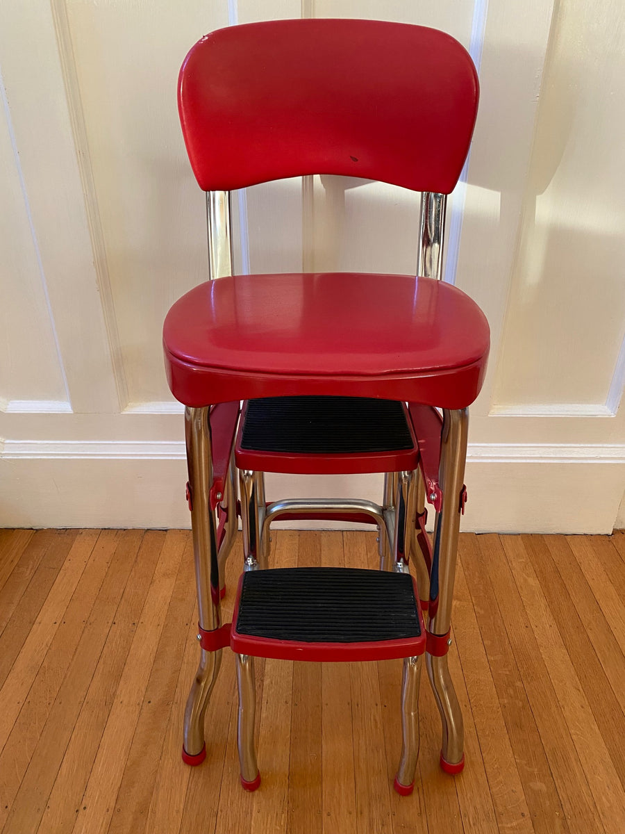 Red Kitchen Step Stool – Cook Street Vintage