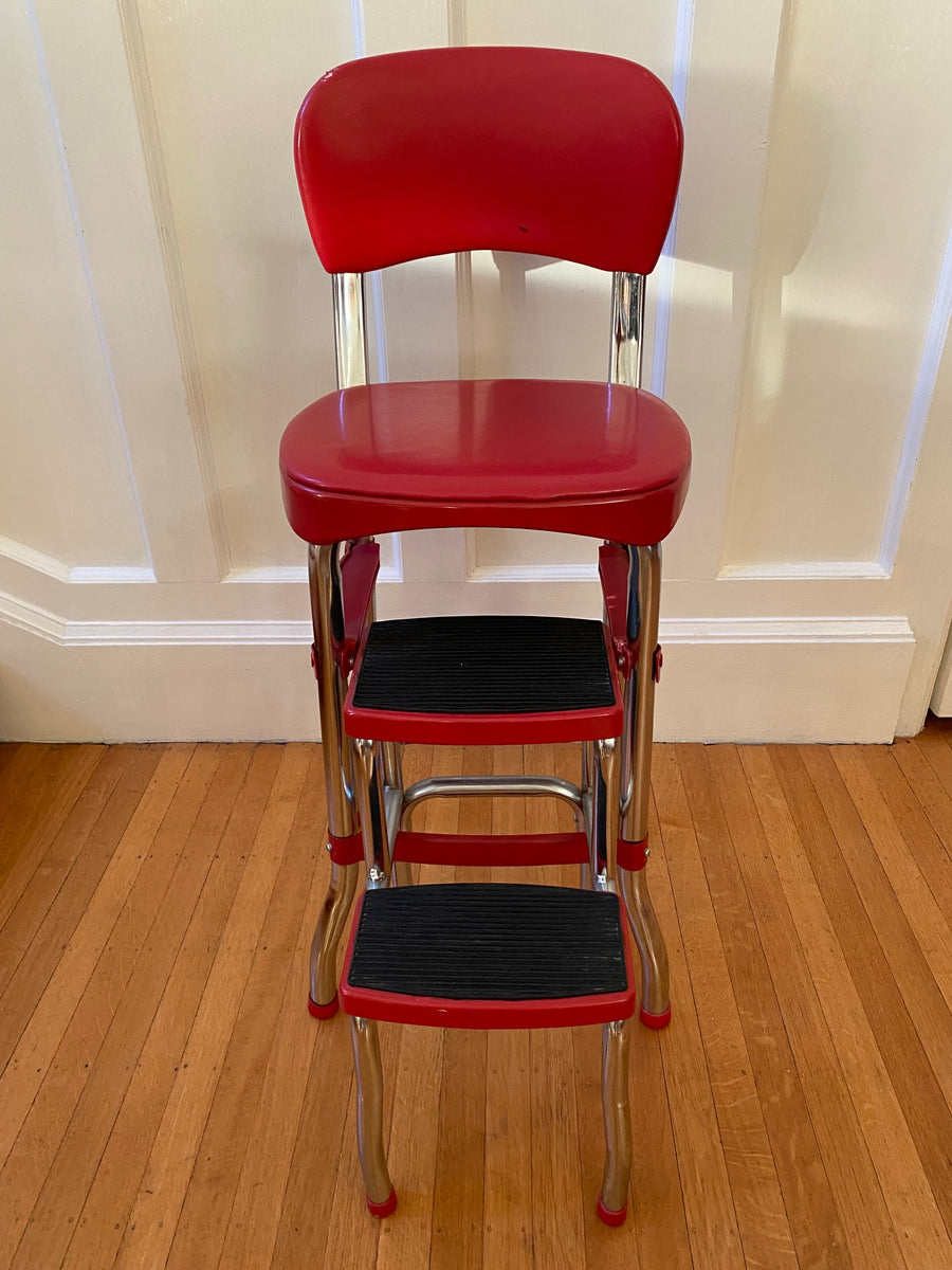 Red Kitchen Step Stool – Cook Street Vintage
