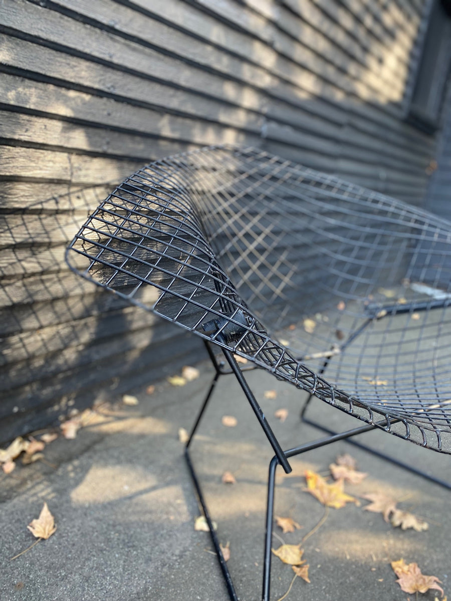 Vintage Diamond Wire and Metal Frame Chair – Cook Street Vintage