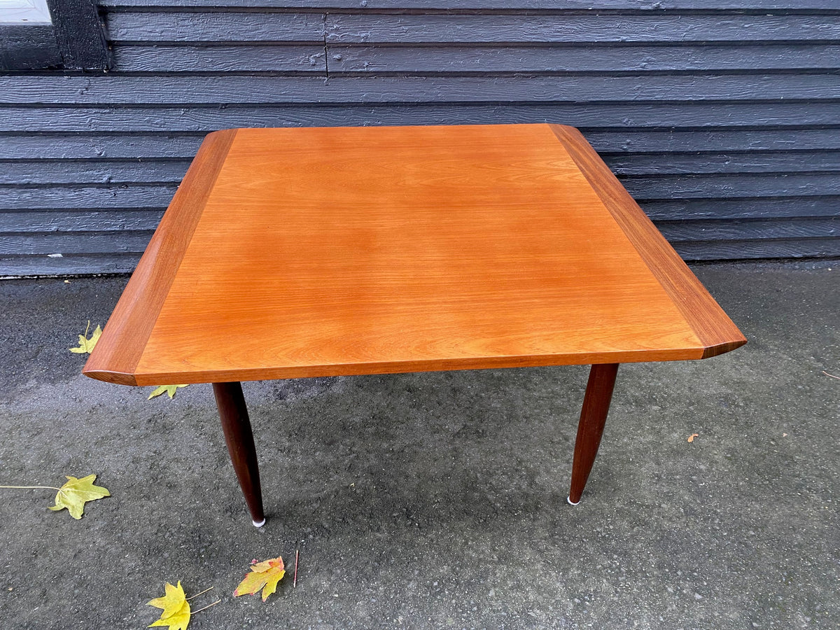 MCM Teak Coffee Table with Cigar Legs – Cook Street Vintage