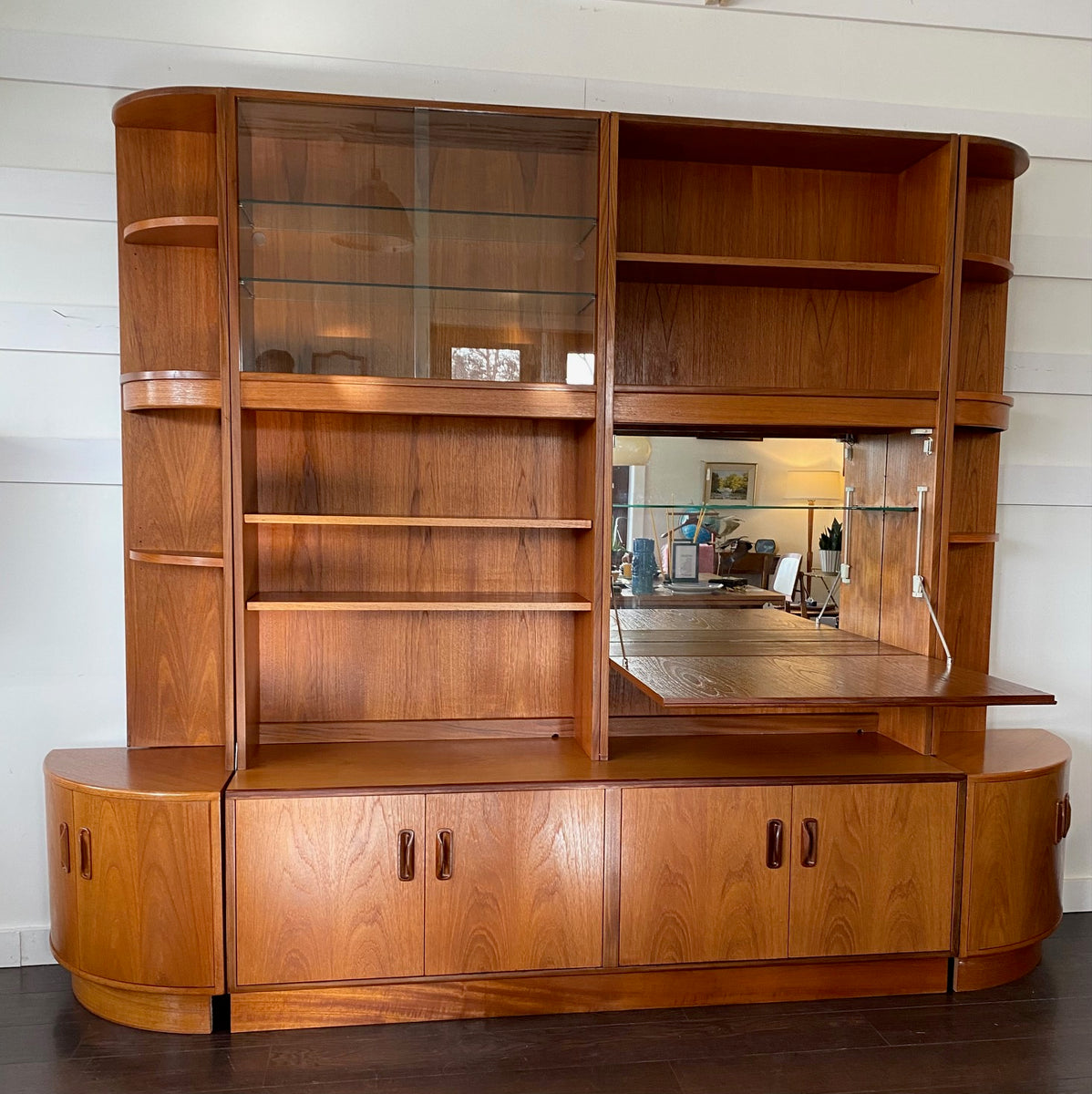 Fabulous GPlan Wall Unit with Bar – Cook Street Vintage