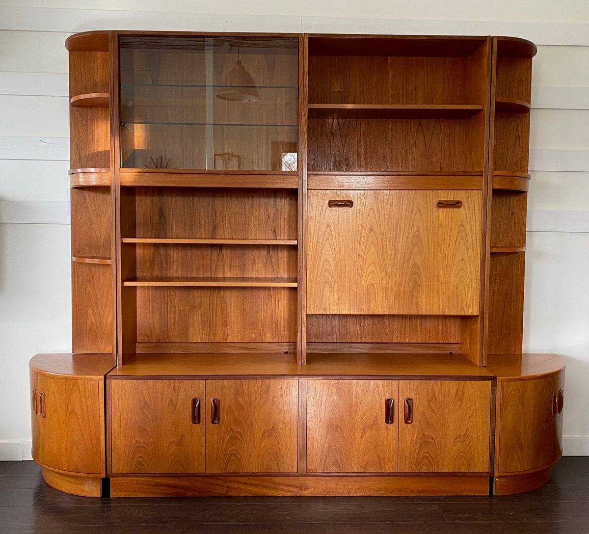 Fabulous GPlan Wall Unit with Bar – Cook Street Vintage