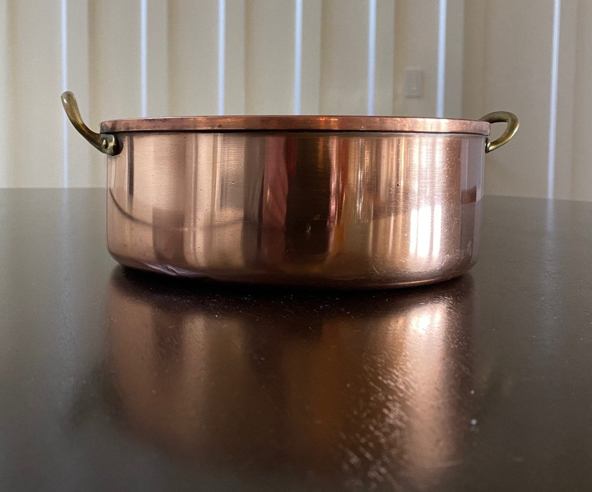 Tagus Copper Sauce Pan with Brass handles – Cook Street Vintage