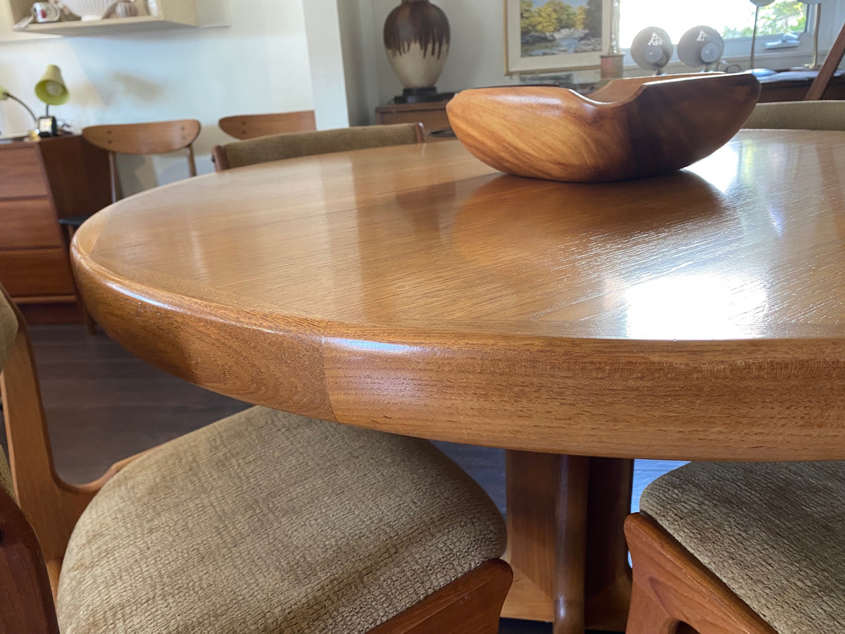 Scandinavian Design MCM Round Dining Table Pedestal Legs – Cook Street ...